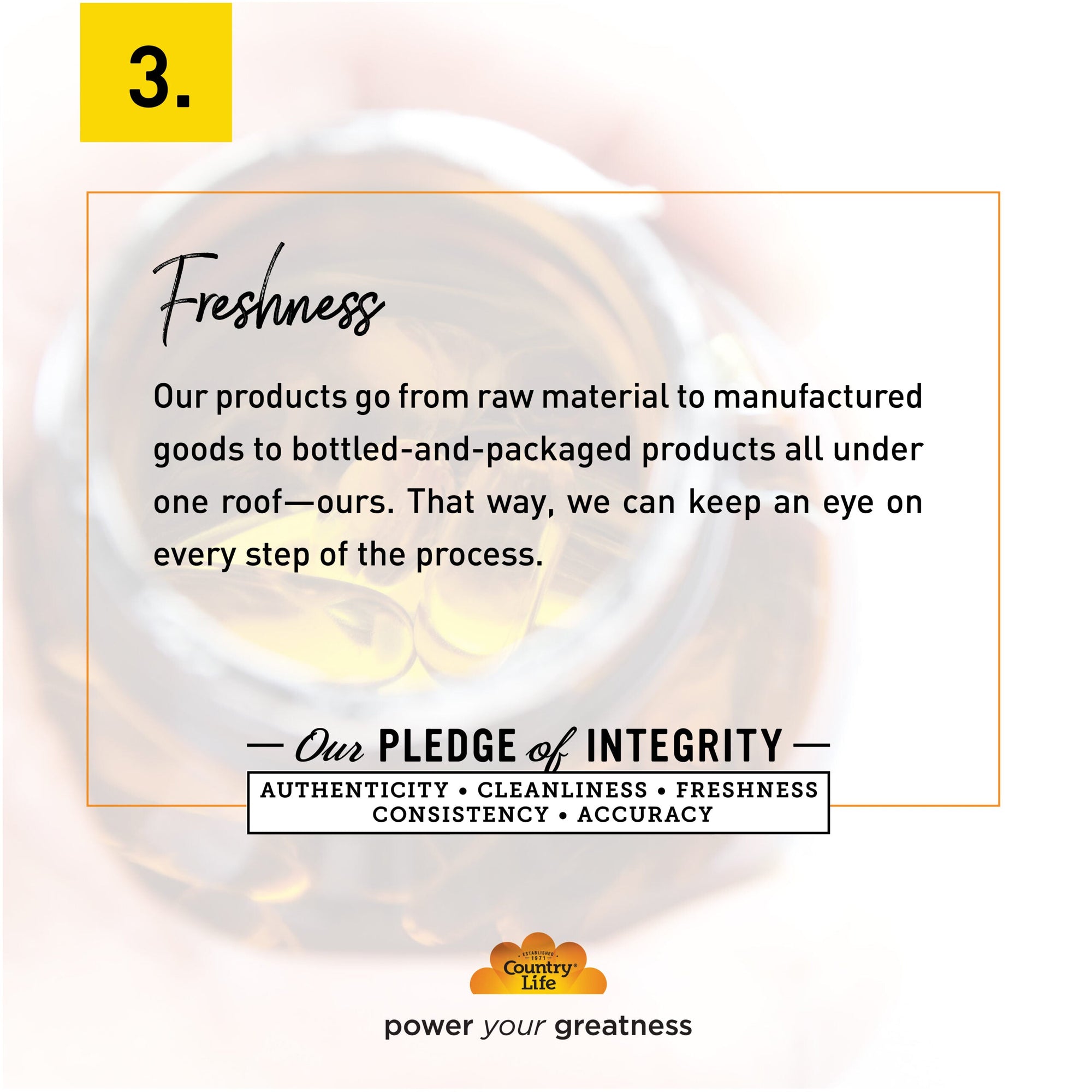 Understanding the Country Life® Pledge of Integrity – Country Life Vitamins