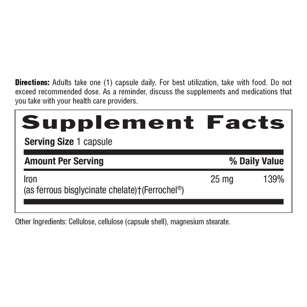 Easy Iron® 25mg Supplement Caps | Energy and Blood Health – Country ...