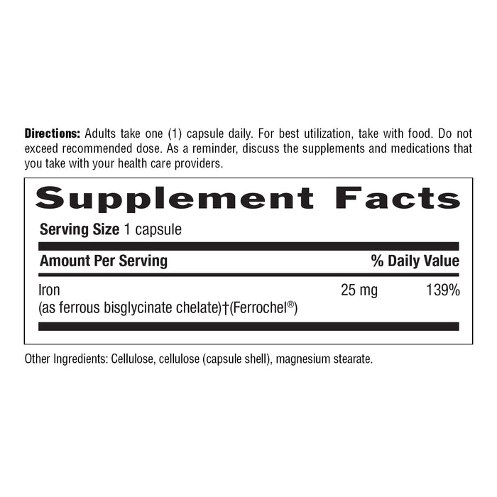 Easy Iron® 25mg Supplement Caps | Energy and Blood Health – Country ...