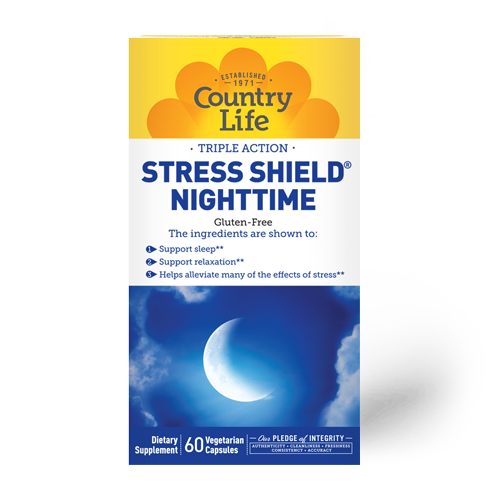 Stress Shield® Nighttime Sleep Supplement | GABA, Ashwagandha, Mag ...