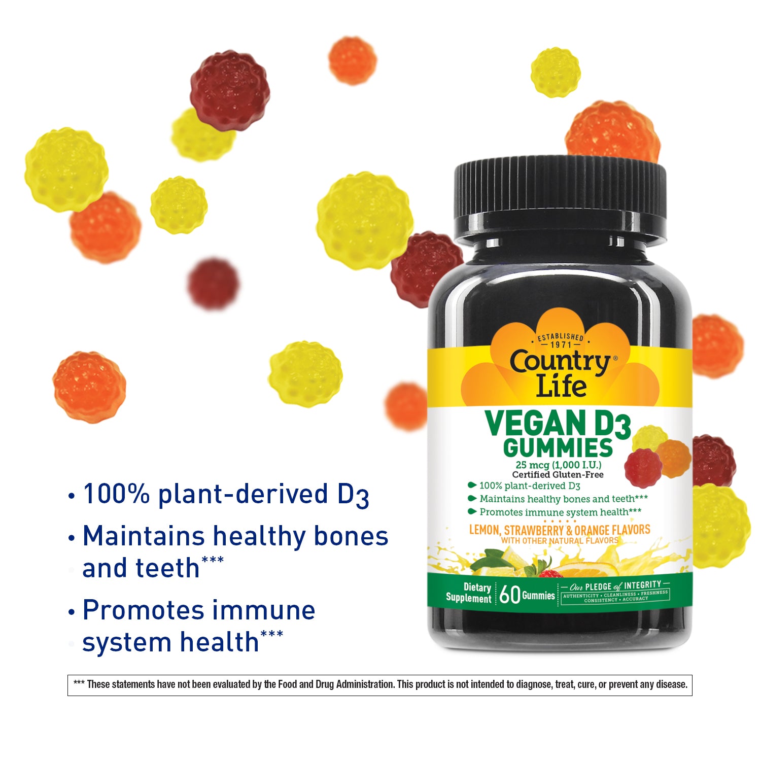 Vegan D3 Gummies – Country Life Vitamins