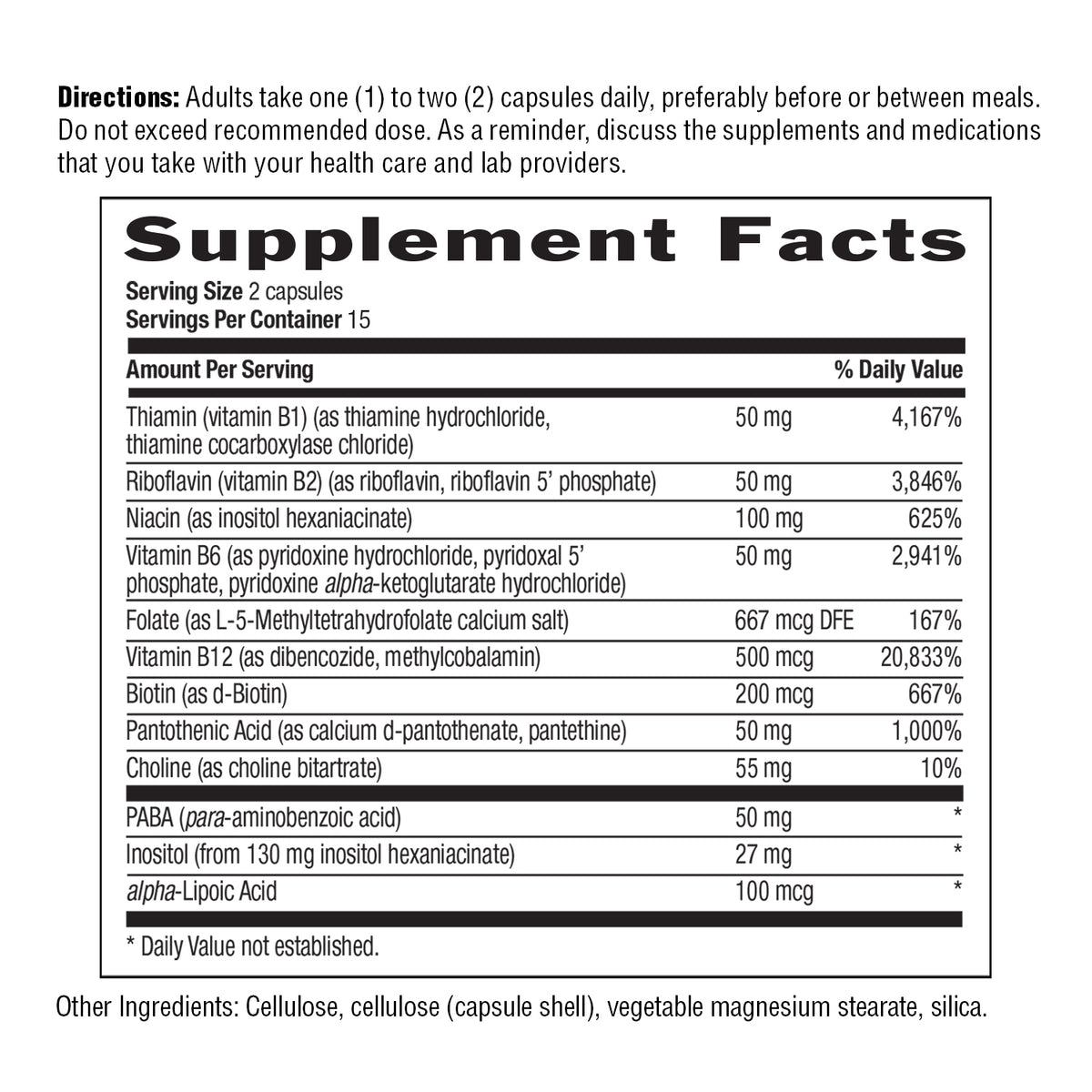 Coenzyme B-Complex Caps | Nervous System Health Supplement – Country ...