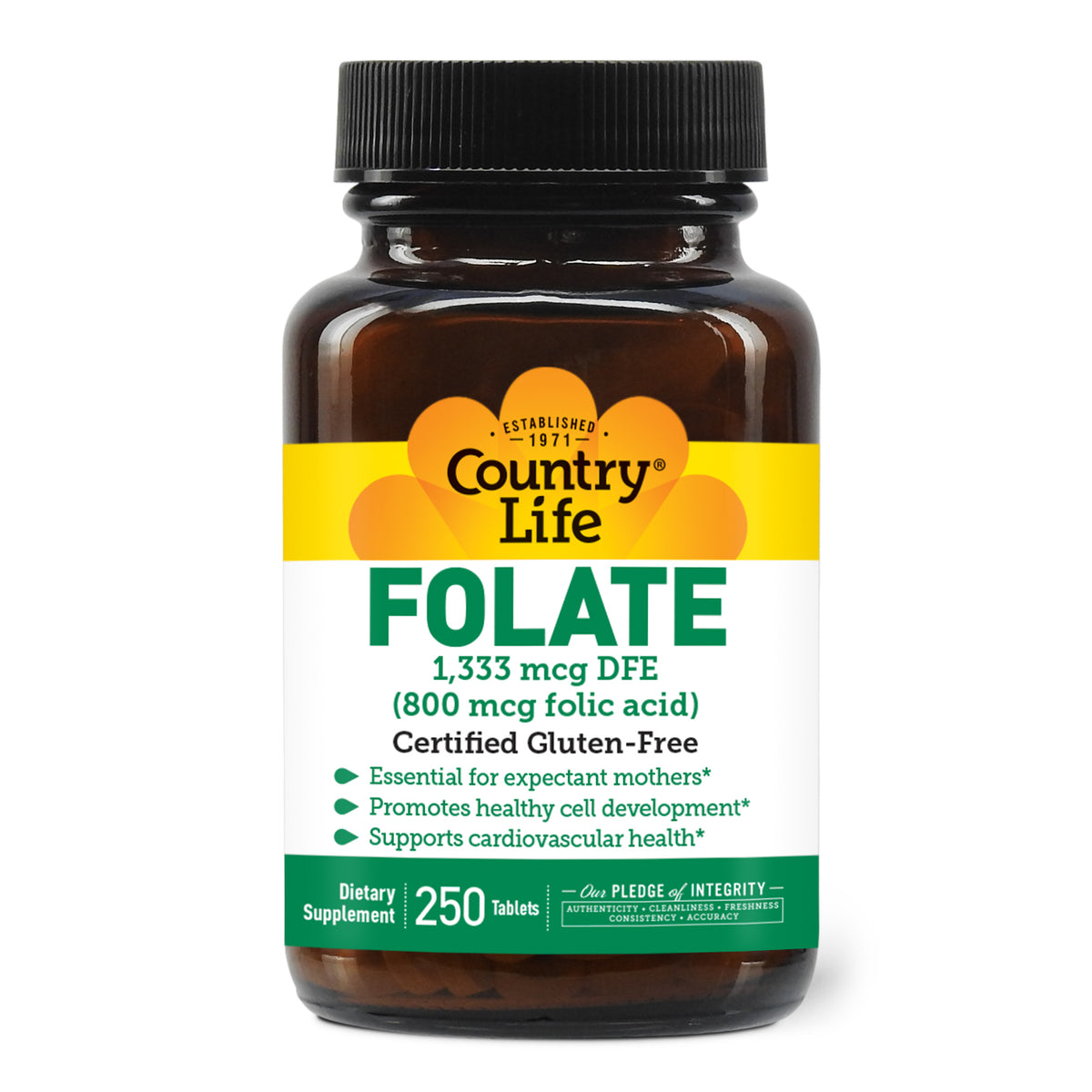 Folate, Folic Acid 800 mcg | Prenatal Health Support Supplement ...