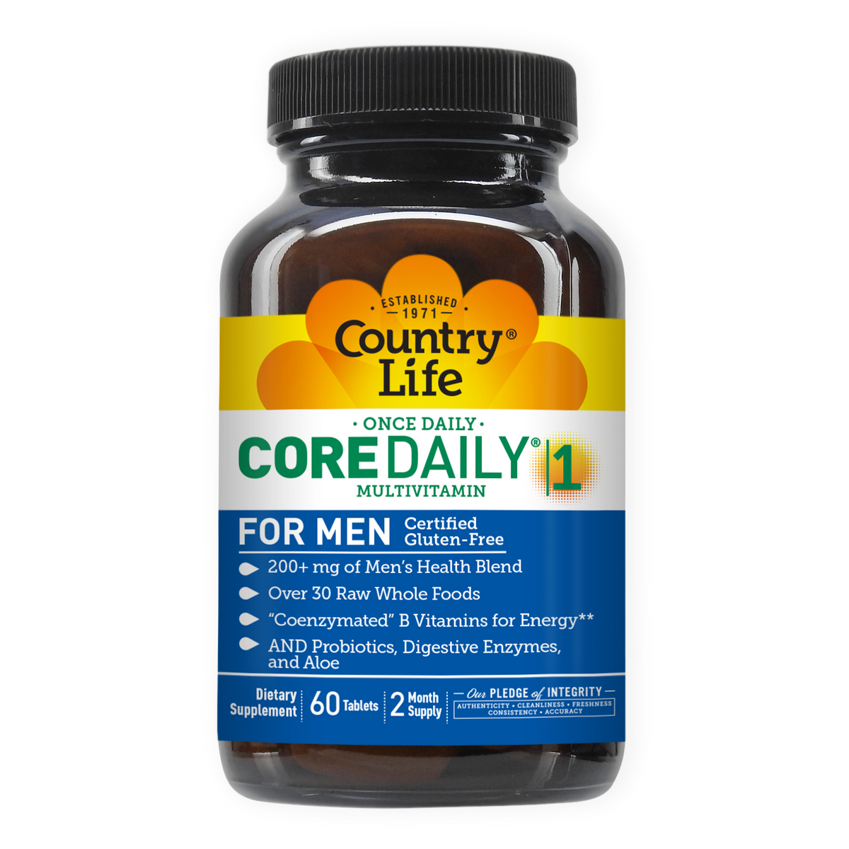 Core Daily-1® for Men | Complete Multivitamin Support – Country Life ...