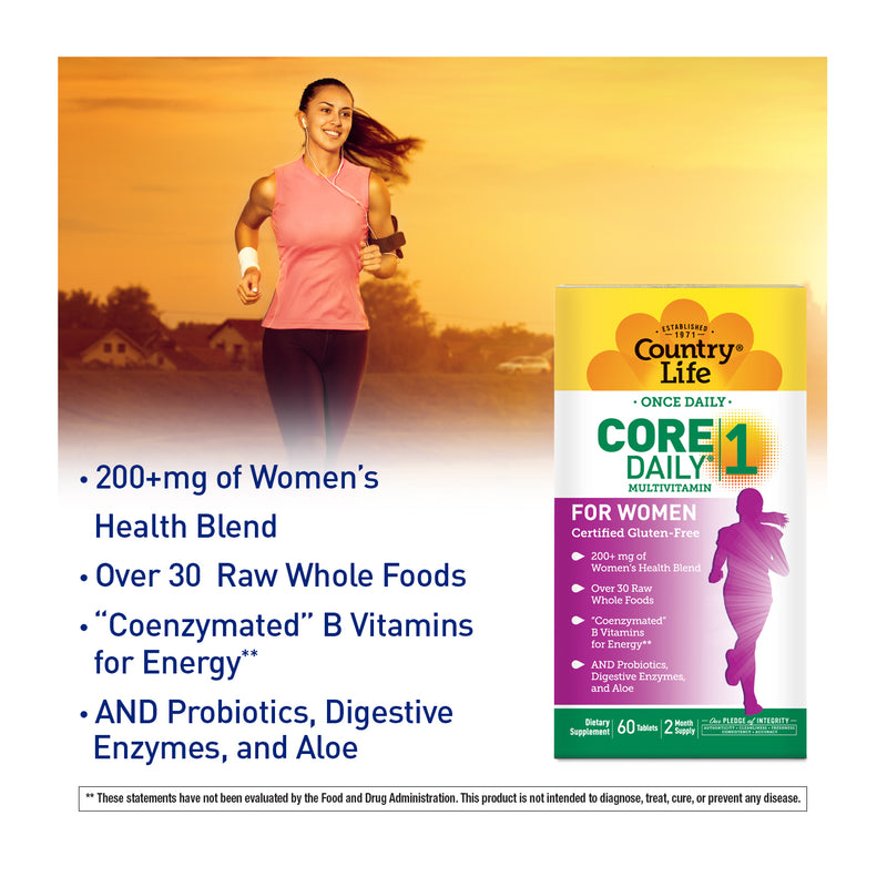 Core Daily-1® for Women | Multivitamin with Iron | Country Life ...