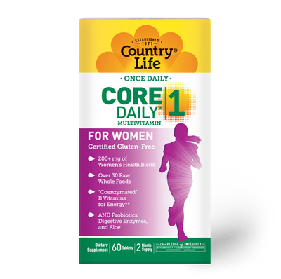 Core Daily-1® for Women | Multivitamin with Iron | Country Life ...