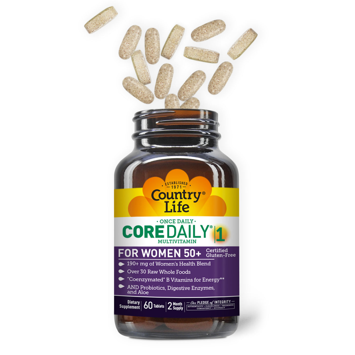 Core Daily-1® Women 50+: Multivitamin Supplement for Women’s Health ...